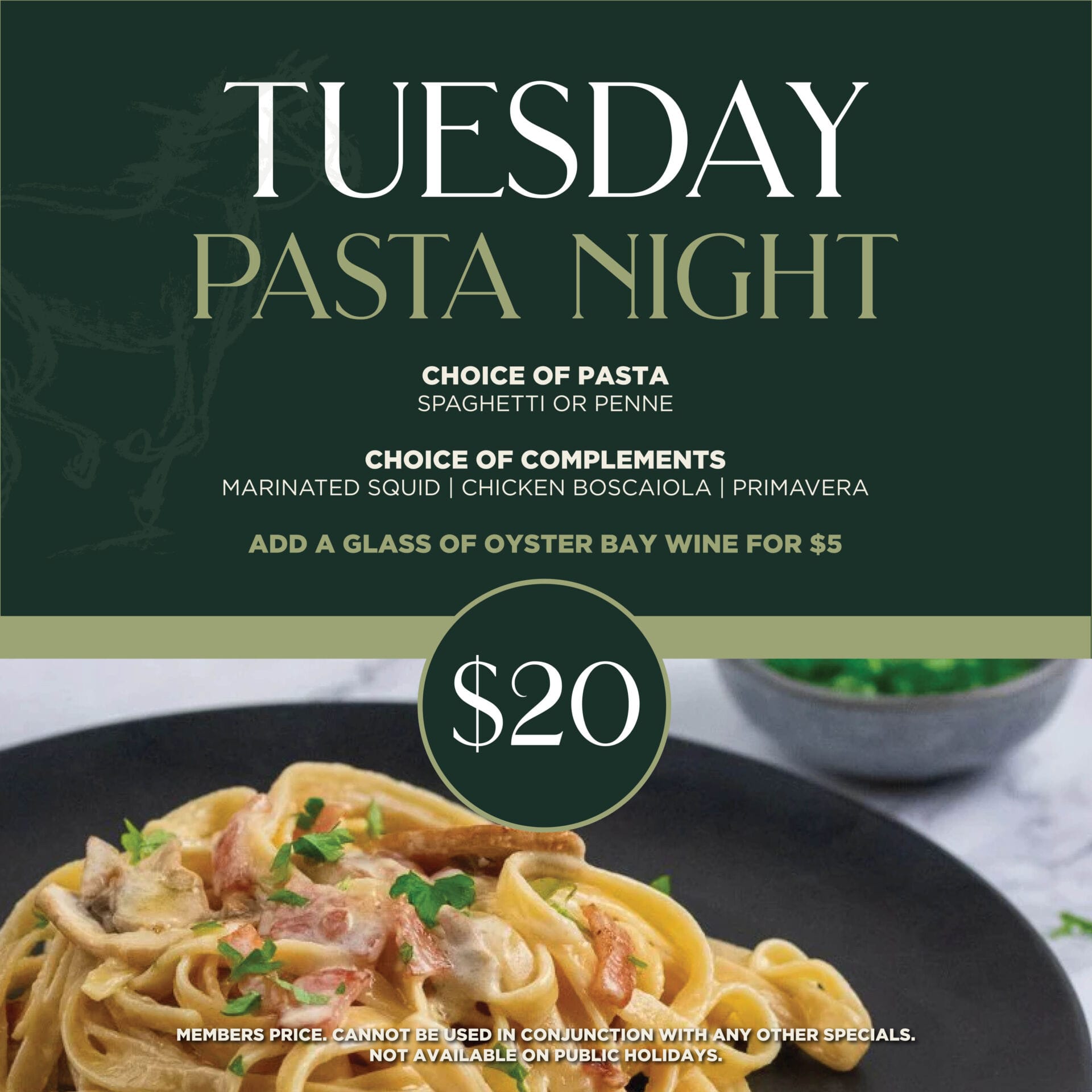 Pasta Night - Sporties